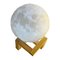 Factory supply new 2018 Creative 3D led Lights 3D Print Moon Light with kinds of size supplier