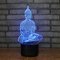 Novelty gift item 3D acrylic led small night light, table lamp night lamp with usb charging supplier