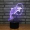 new 2018 Novelty product gift item 3D acrylic led small night light, table lamp night lamp with usb charging supplier